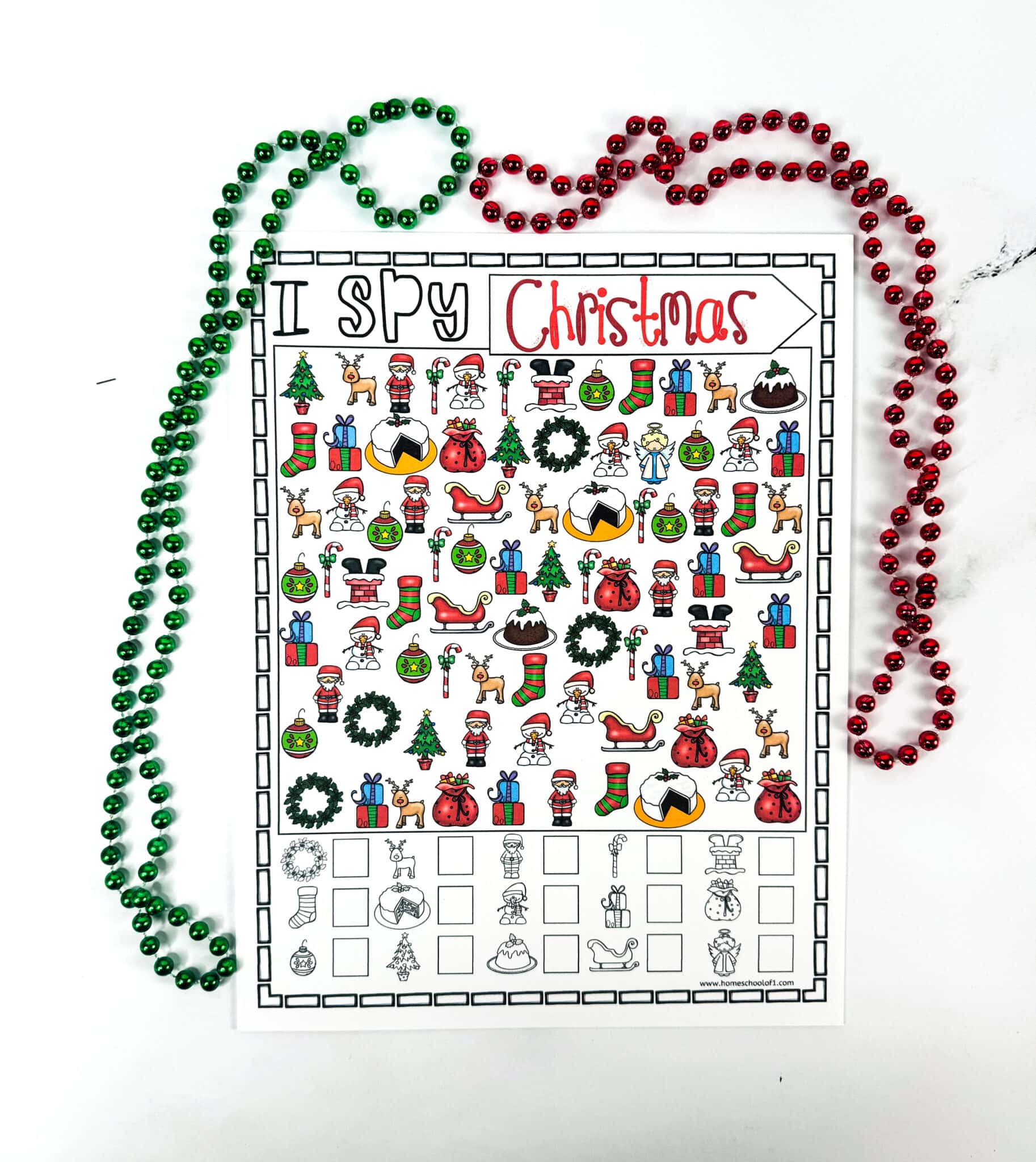 Free Printable I Spy Worksheets for Kids
