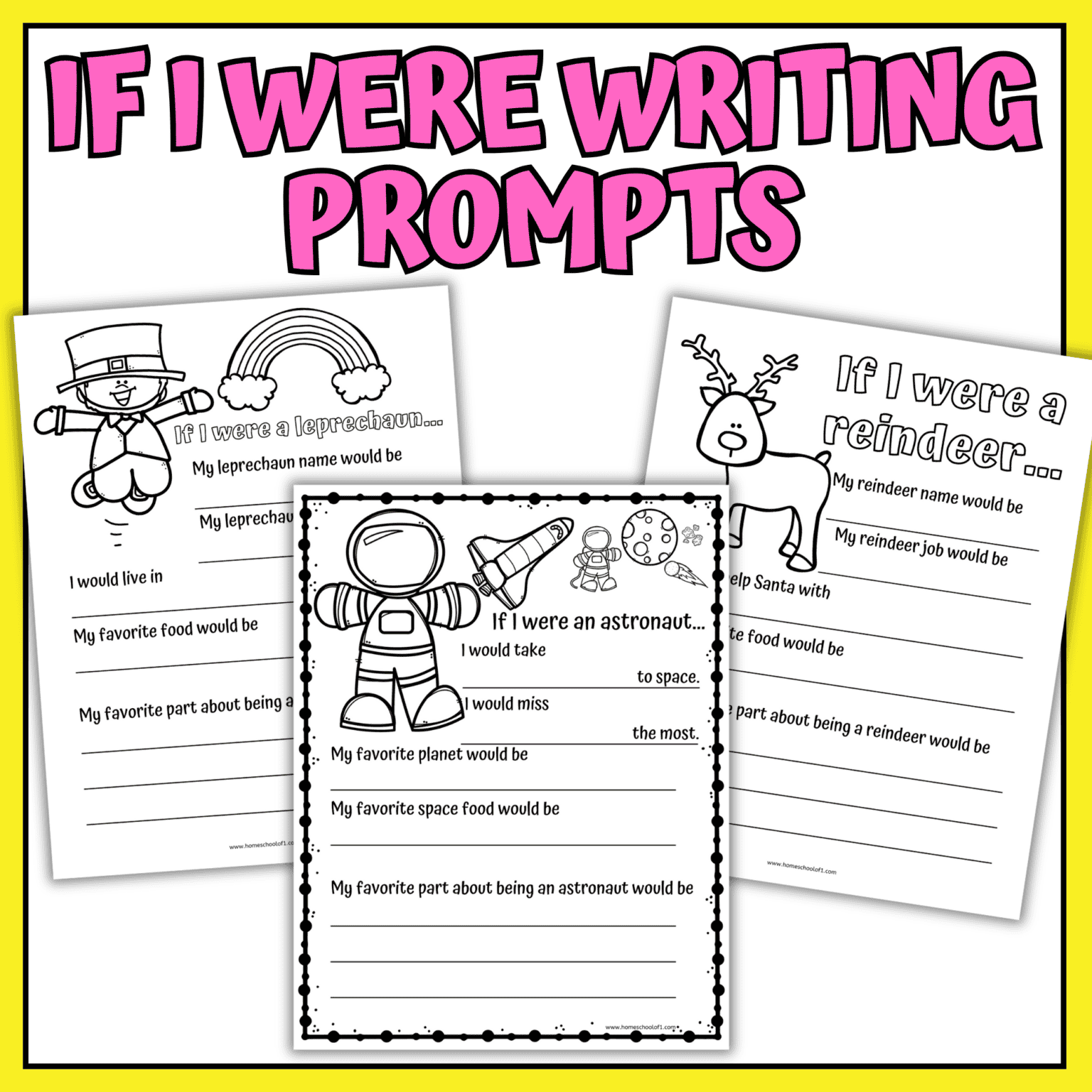 Fun & Free Printable Writing Prompts for Kids