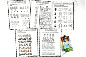 Free Reindeer Worksheets for Kids