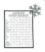 Free January Word Search Printable