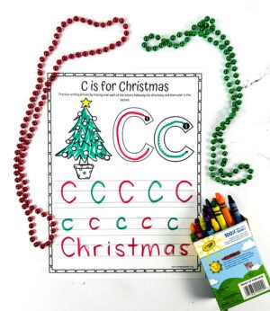 Free Christmas Tracing Worksheets For Pre Writing Fun