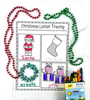 Free Christmas Tracing Worksheets For Pre Writing Fun