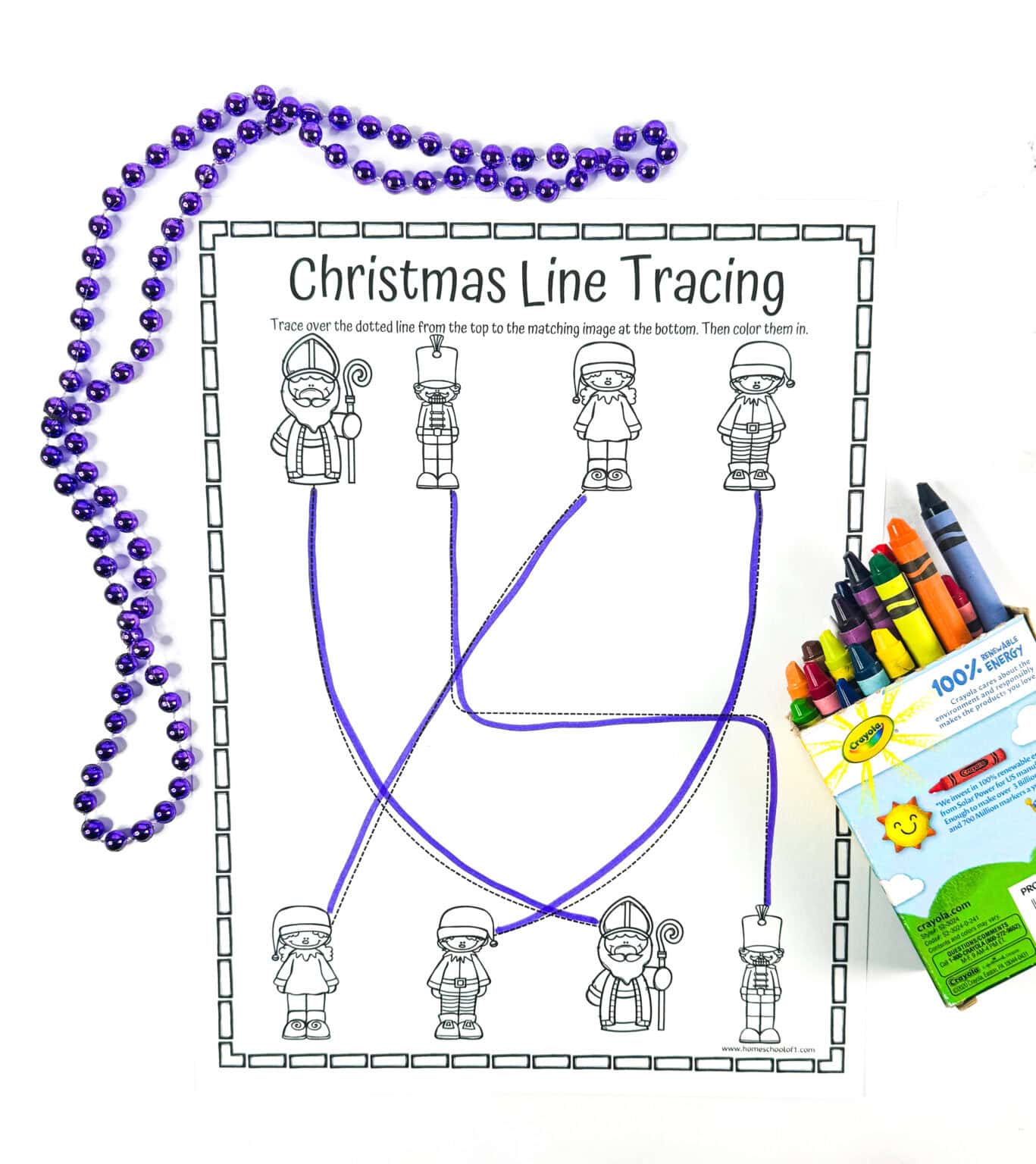 Free Christmas Tracing Worksheets For Pre Writing Fun