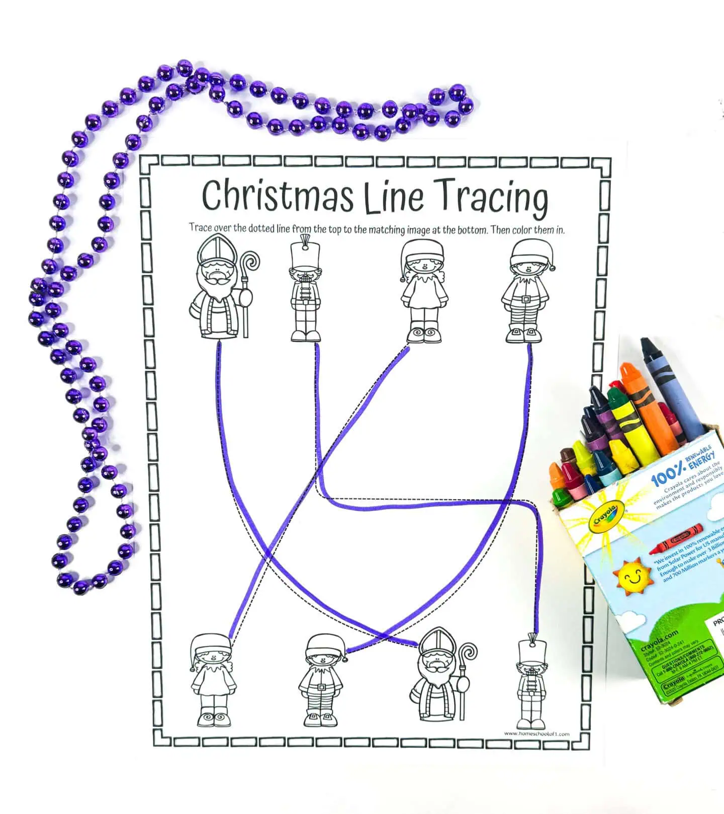 Free Christmas Tracing Worksheets For Pre Writing Fun