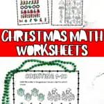 Free Christmas Math Worksheets For Kindergarten