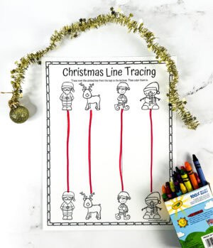 Free Christmas Tracing Worksheets For Pre Writing Fun
