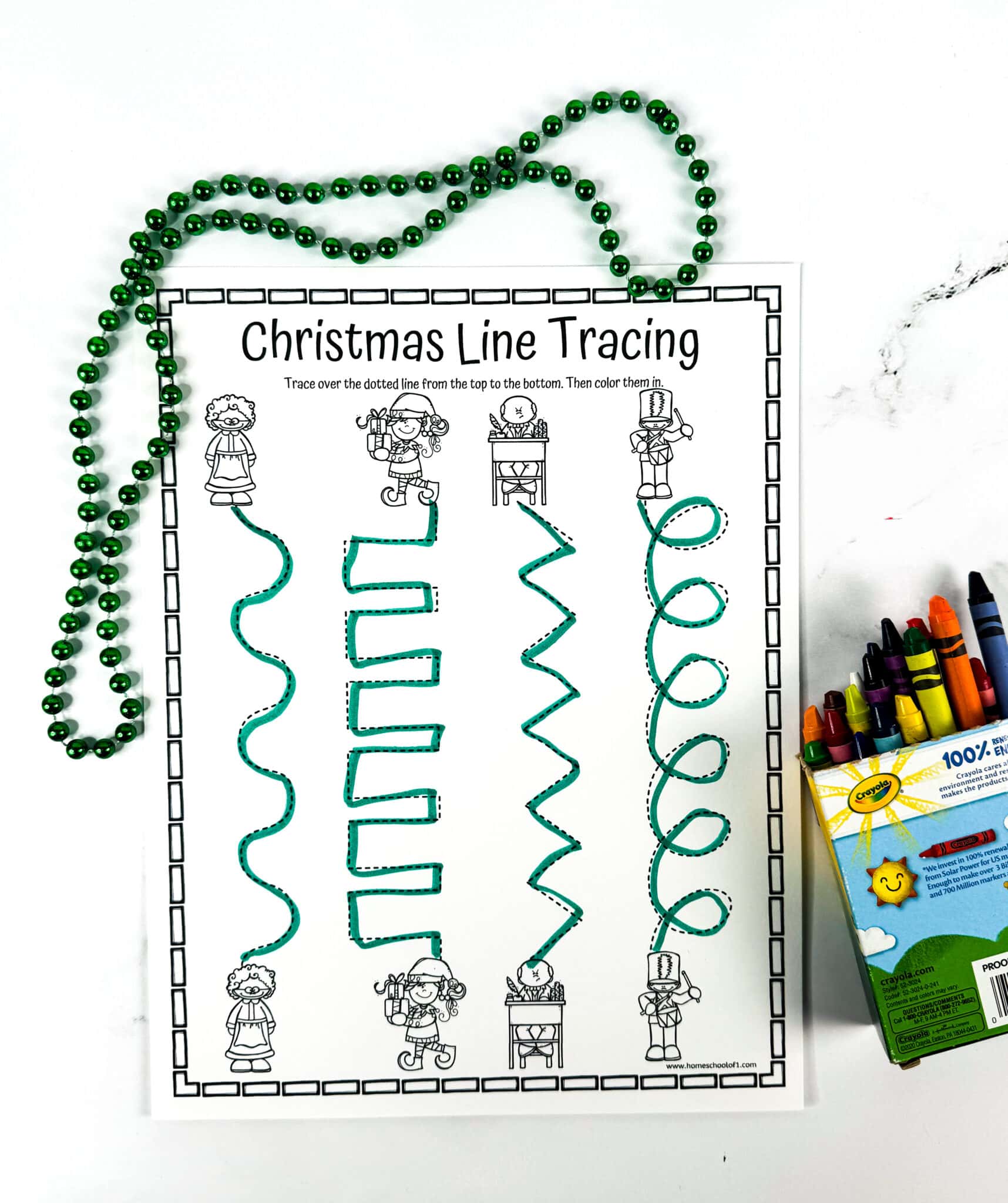 Free Christmas Tracing Worksheets For Pre Writing Fun