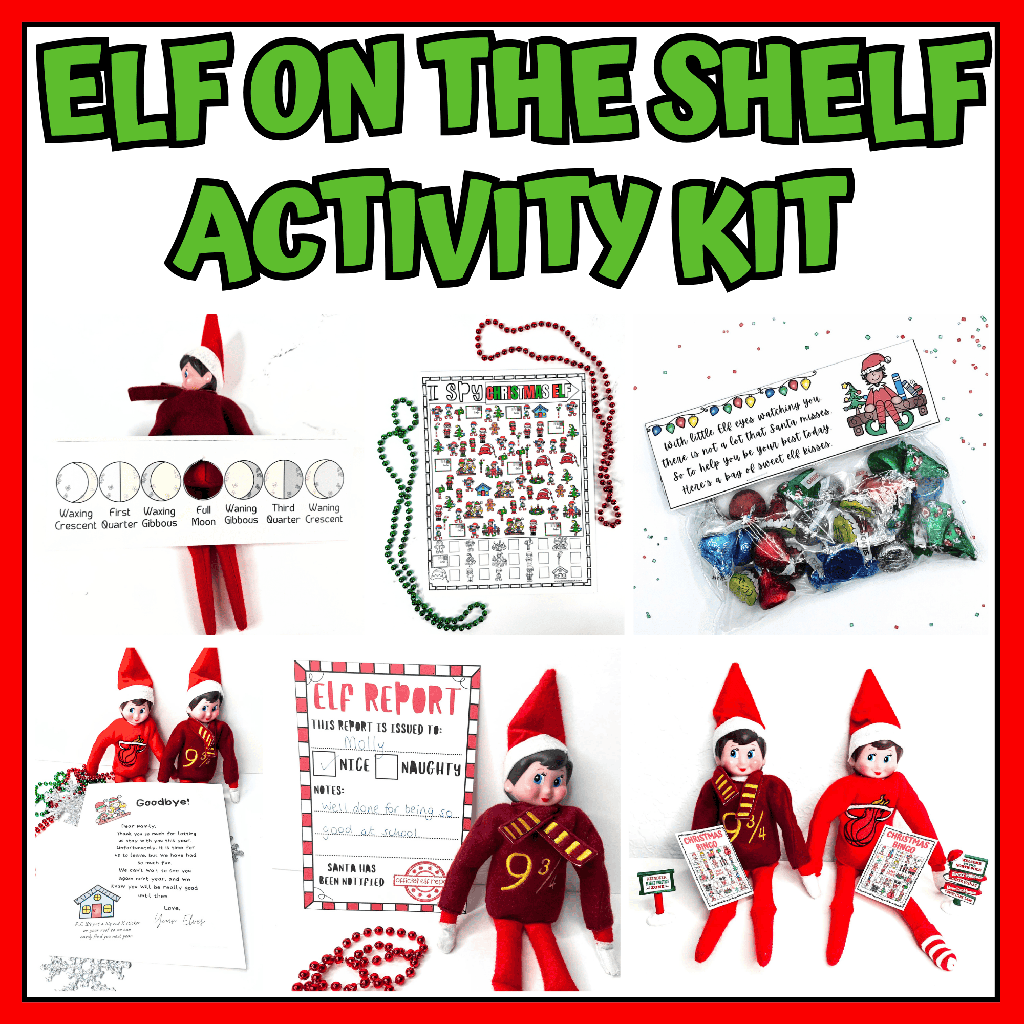 If I Were An Elf Writing Template (Free Printable)