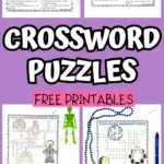 16 Themed Free Printable Crossword Puzzles For Kids