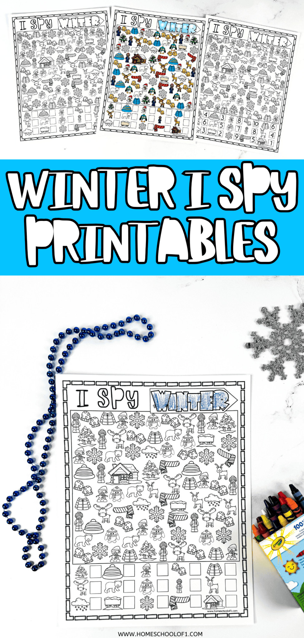 Free Winter I Spy Printables