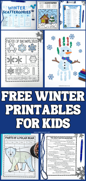 30 Free Winter Printables for Kids