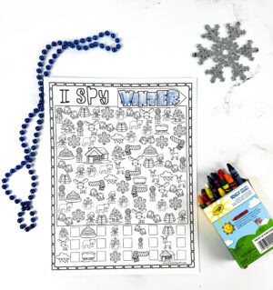 Free Winter I Spy Printable