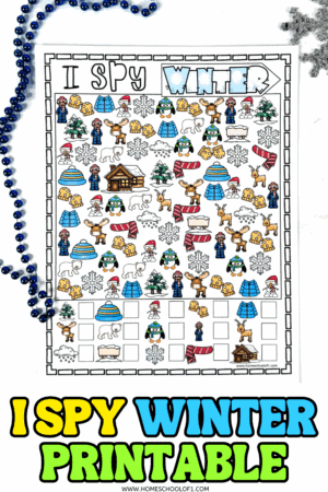 Free Winter I Spy Printable