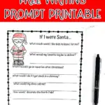 If I Were Santa Writing Prompt