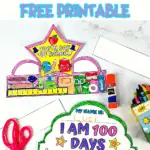 100th Day of School Crown Free Printable