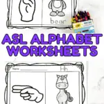 Free Sign Language Alphabet Worksheets