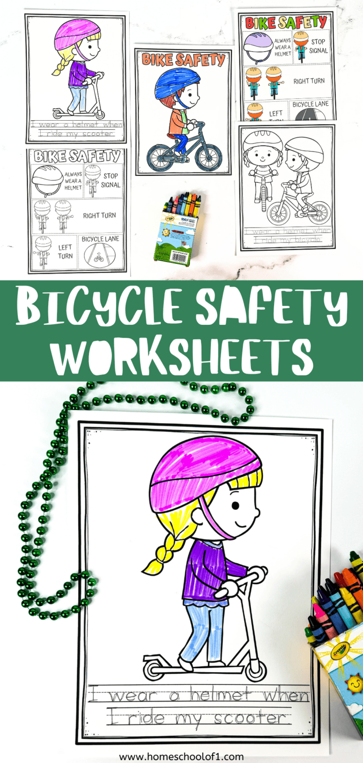 Free Bicycle Safety Worksheet