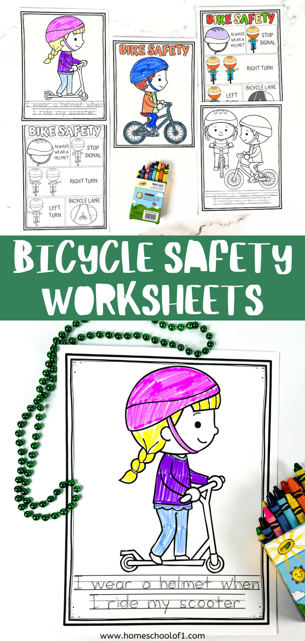 Free Bicycle Safety Worksheet