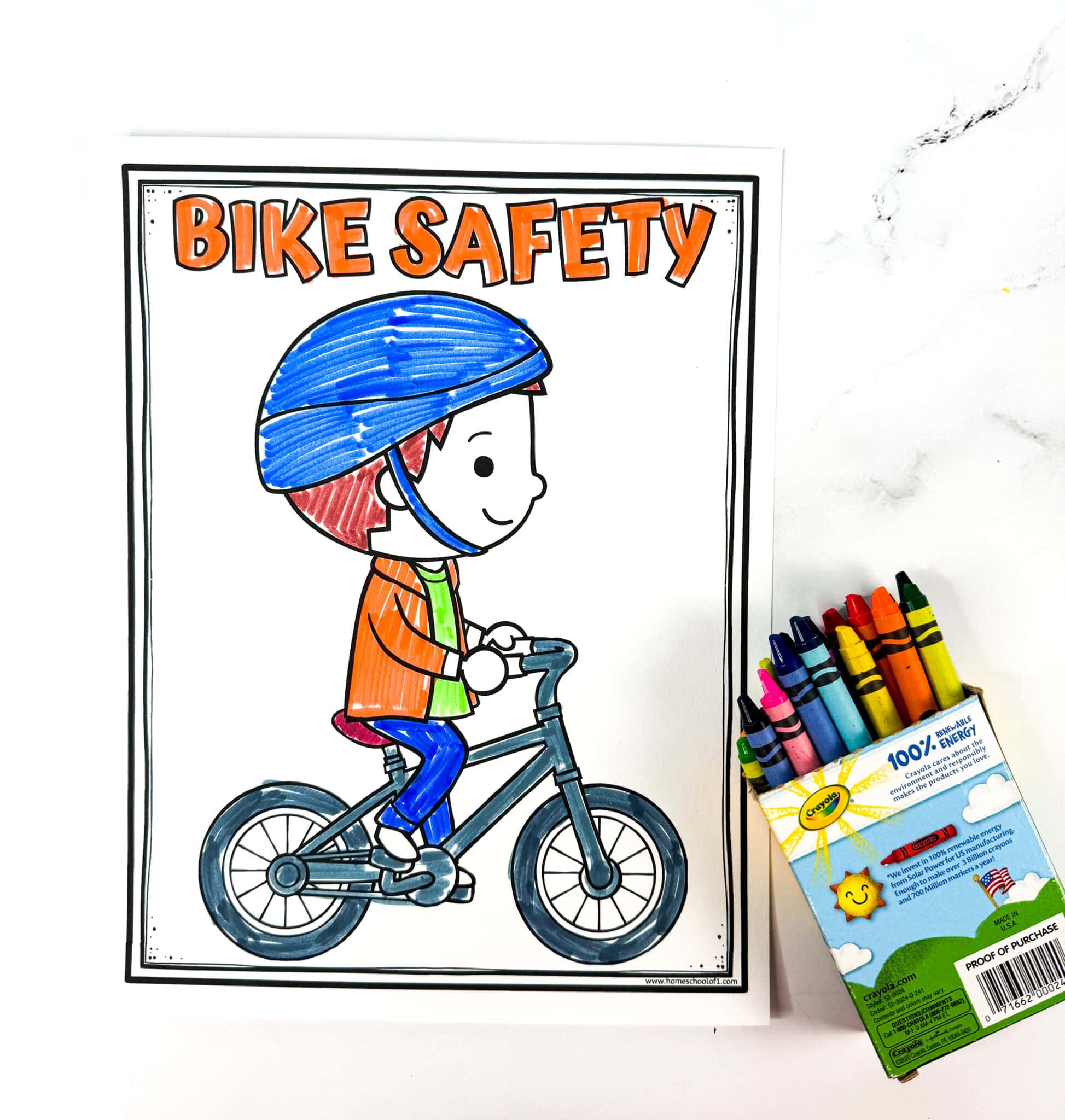 Free Bicycle Safety Worksheet