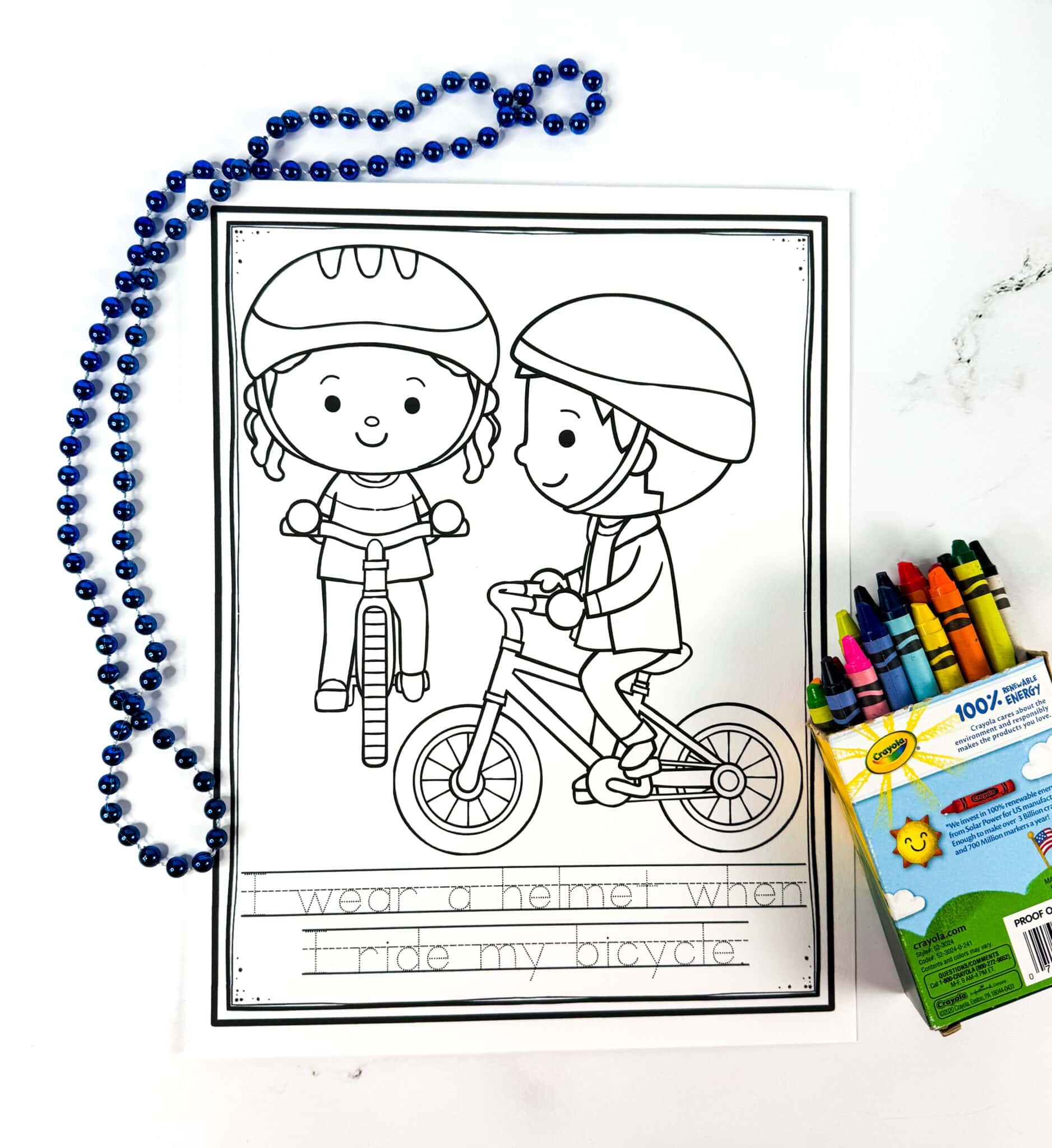 Free Bicycle Safety Worksheet
