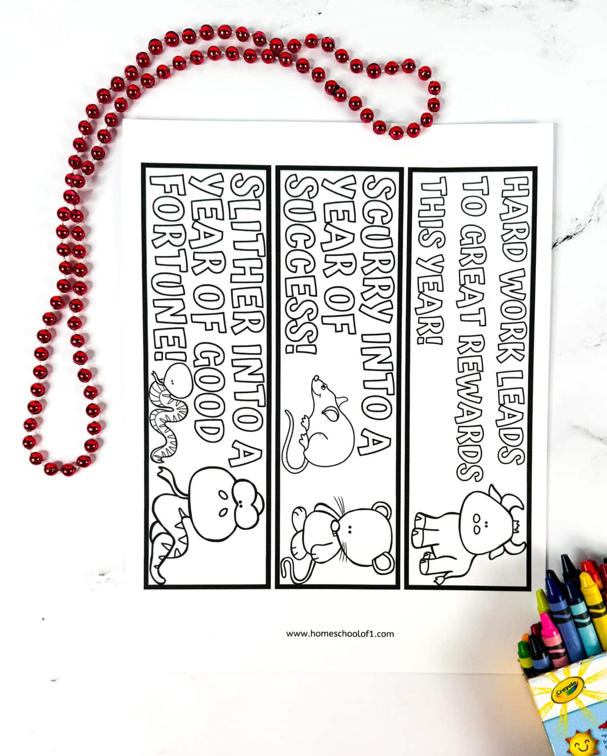 12 Free Chinese New Year Bookmark Printables