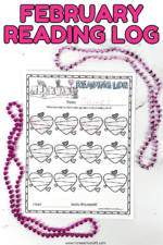 Free February Reading Log Printable