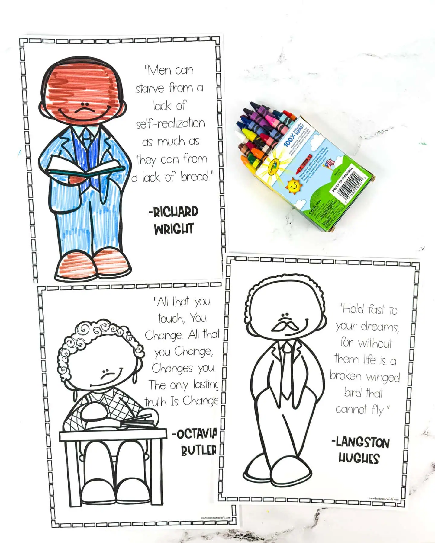 Free Black History Month Coloring Pages