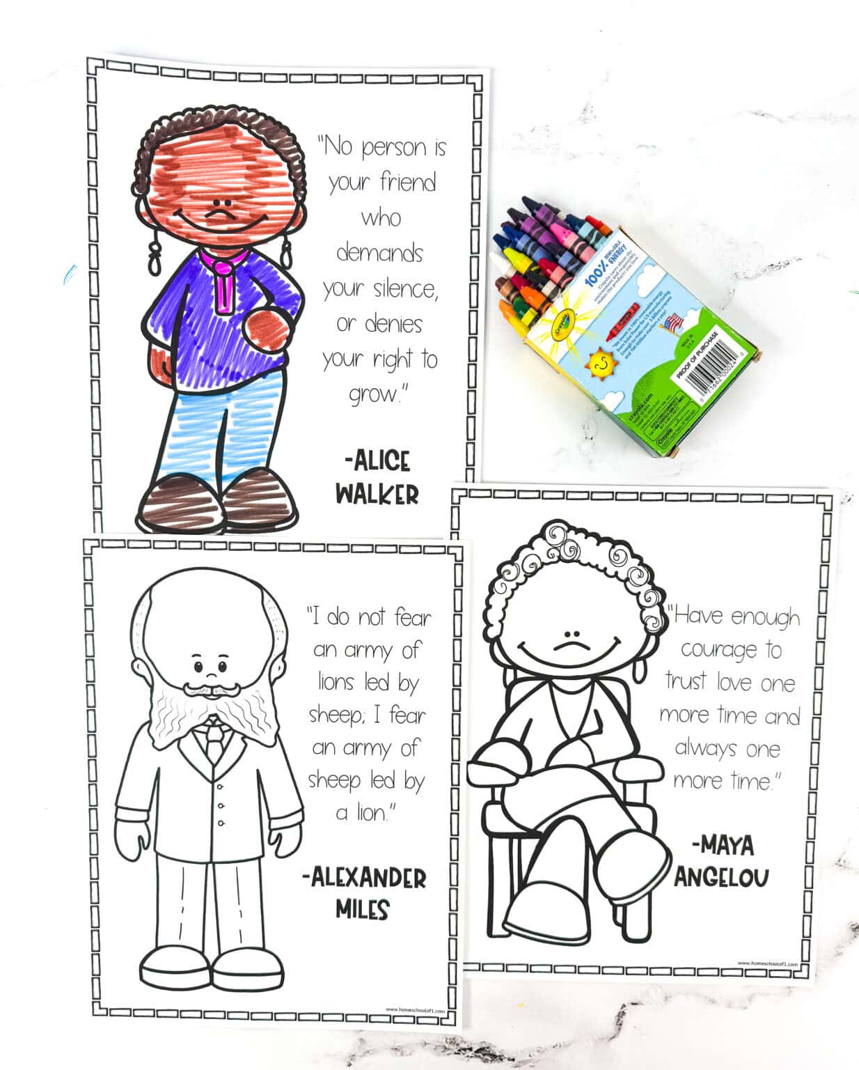 Free Black History Month Coloring Pages