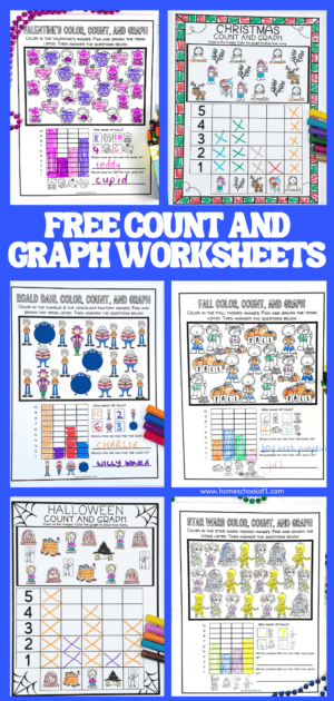 Free Count and Graph Worksheets For Math Fun