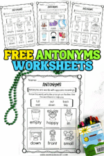 Free Antonyms Worksheets for Kids