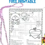 Free Valentine's Day Crossword Puzzle Printable