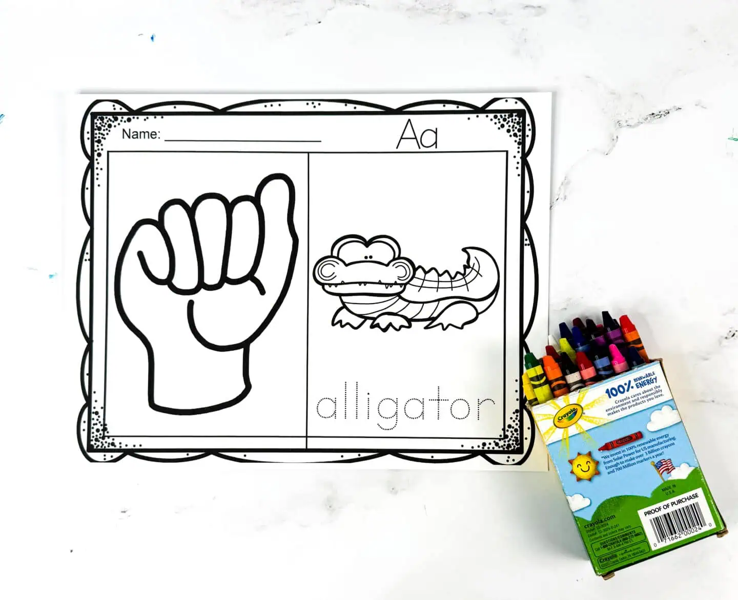 Free Sign Language Alphabet Worksheets