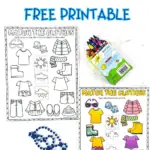 Free Weather and Clothes Worksheets for Kindergarten