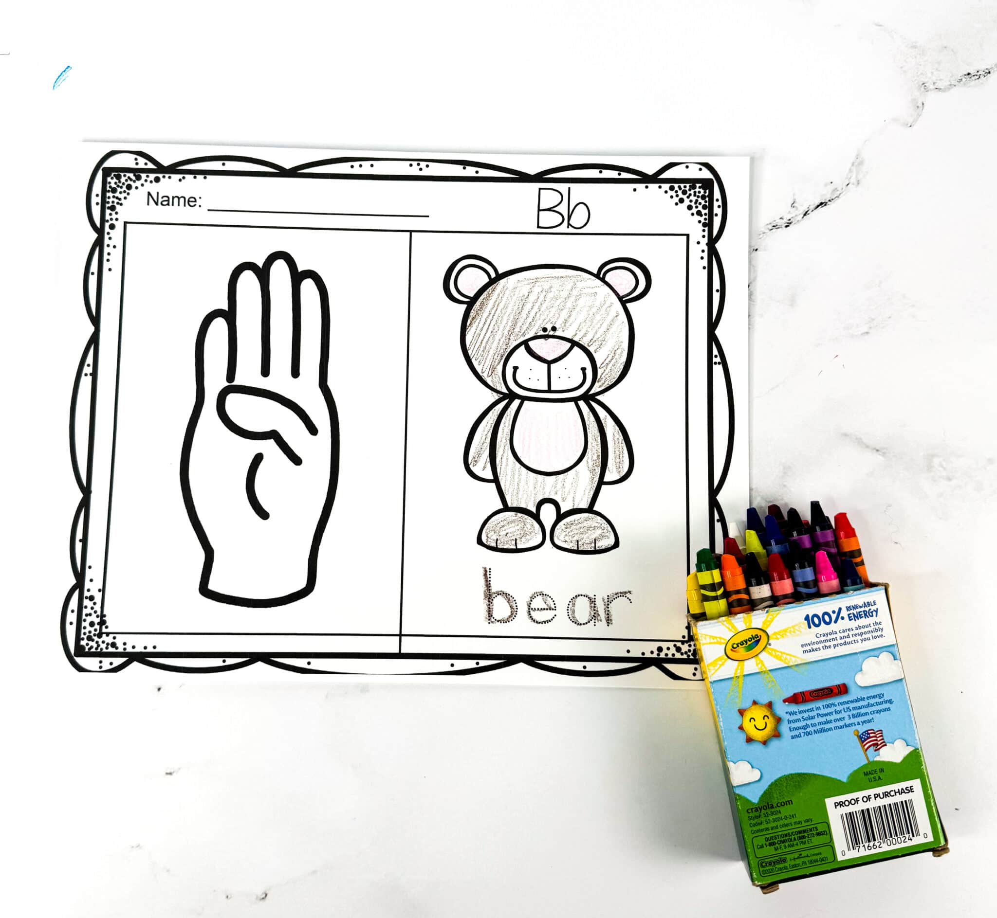 Free Sign Language Alphabet Worksheets