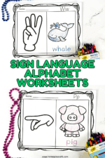 Free Sign Language Alphabet Worksheets
