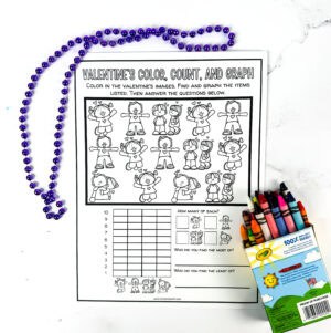 Free Valentine's Day Graphing Worksheet