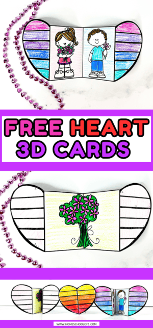 Valentine's Day Heart Cards (Free Printable)