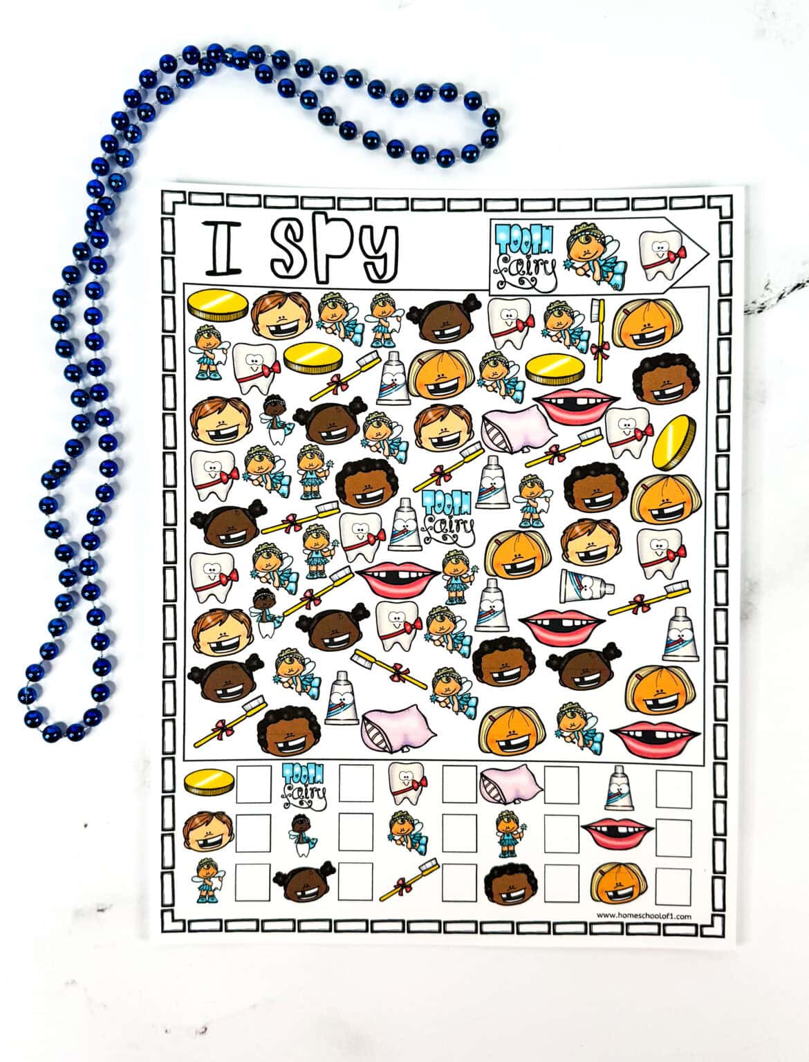 Free I Spy Printable Worksheets