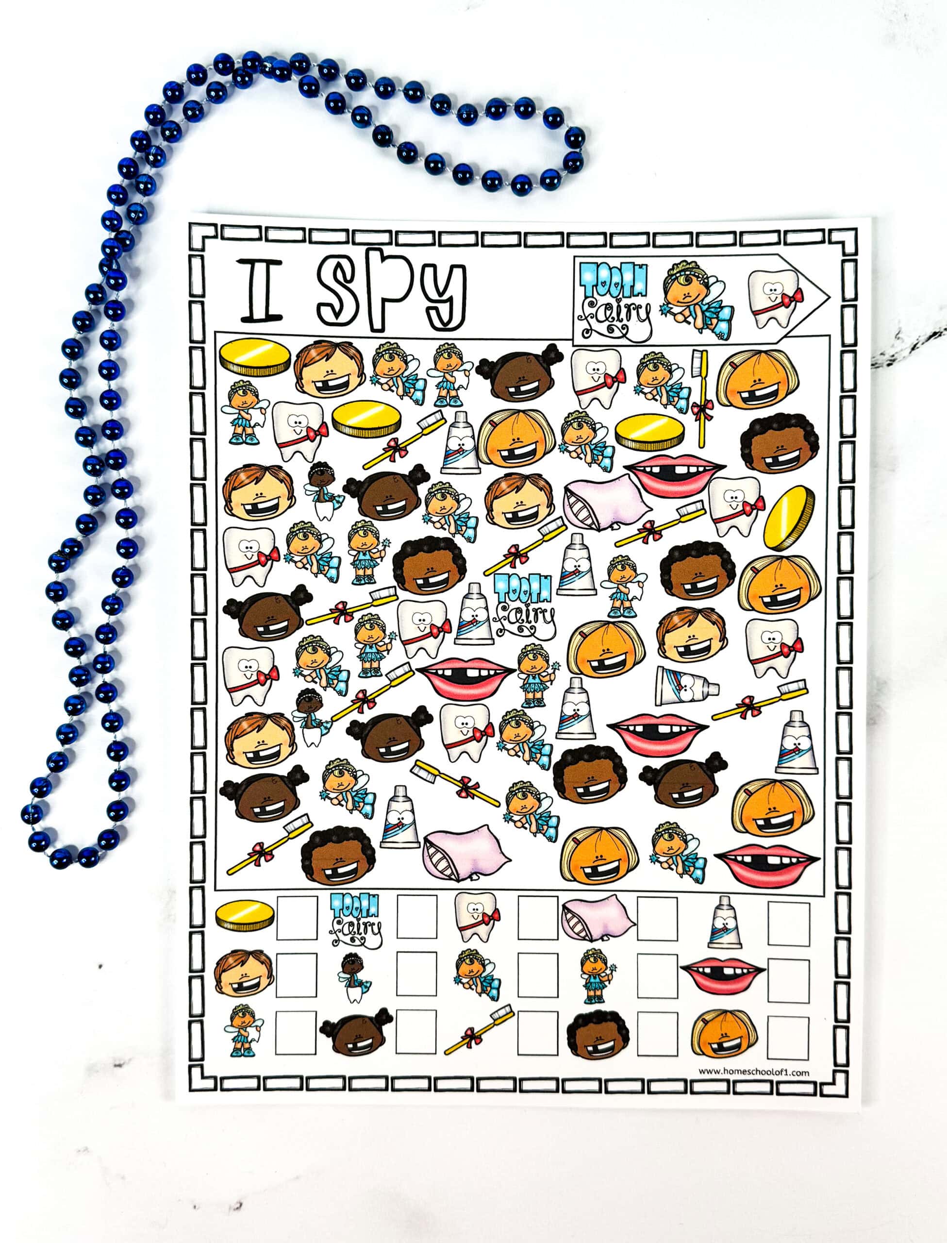 Free I Spy Printable Worksheets