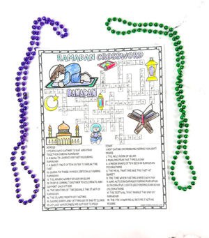 Free Ramadan Crossword Puzzle Printable