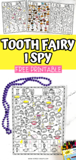 Free Tooth Fairy I Spy Printable