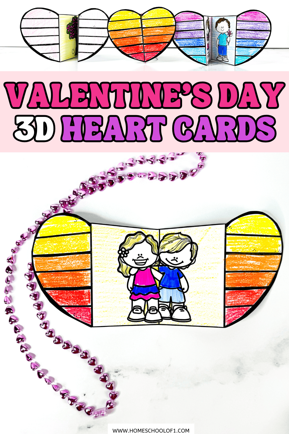 Valentine's Day Heart Cards (Free Printable)
