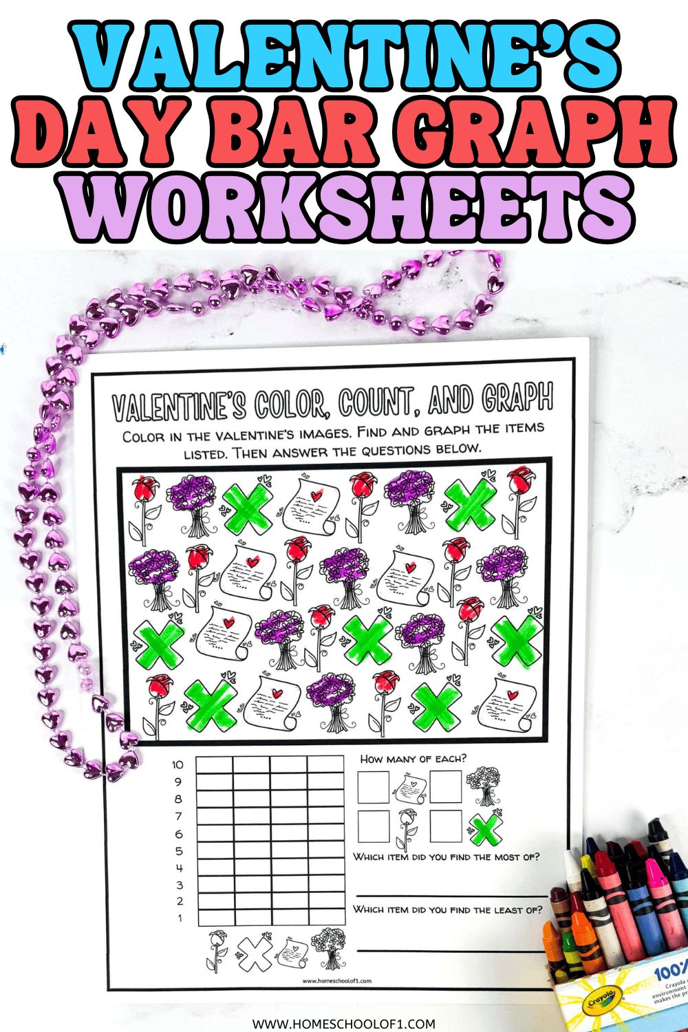 Free Valentine's Day Graphing Worksheet