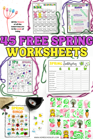 45 Free Spring Worksheets for Kids | Fun & Educational