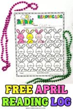 Free April Reading Log Printable (Bunny-Themed)