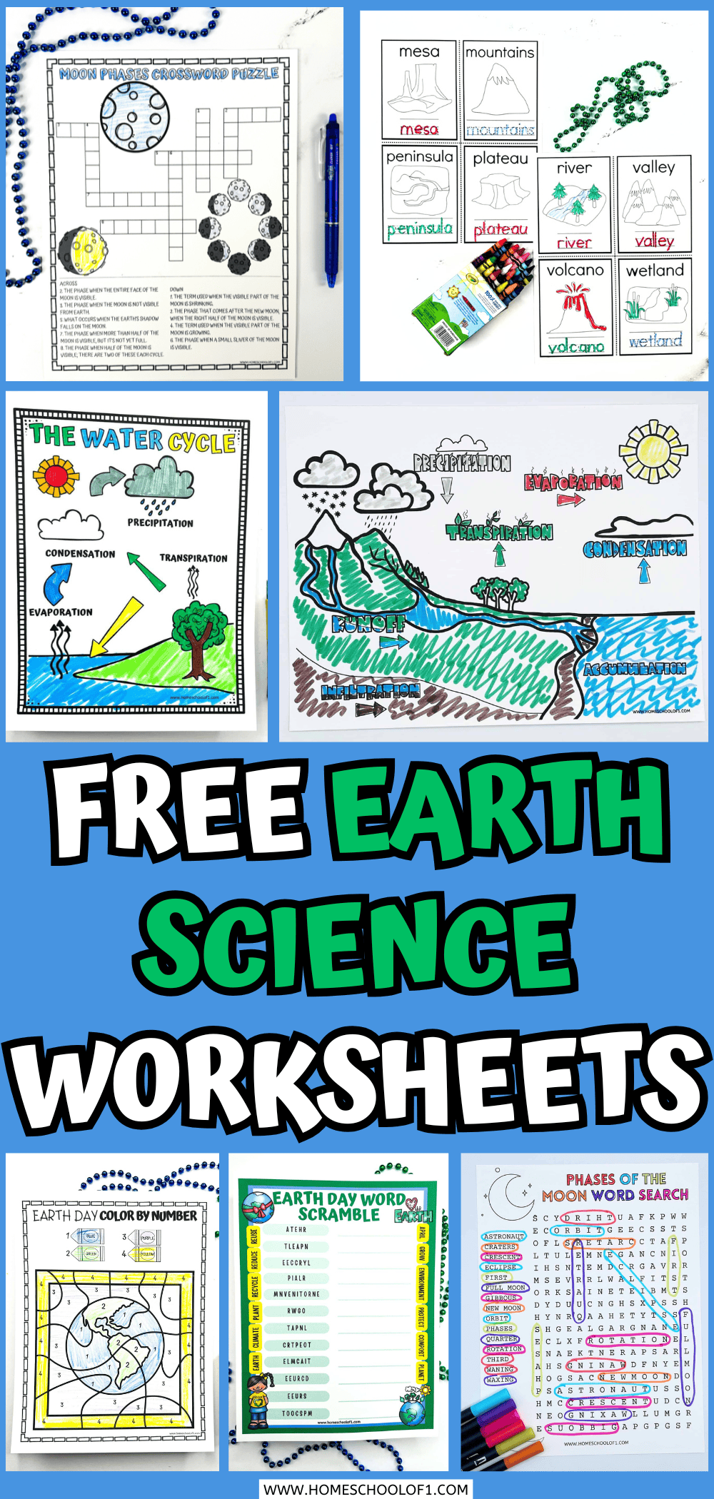 Free Earth Science Worksheets for Elementary Kids