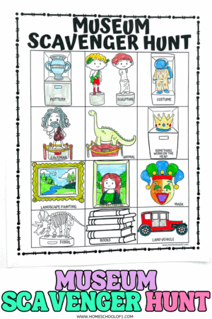 Free Museum Scavenger Hunt Printable