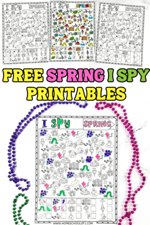 Free Spring I Spy Printable for Kids to Enjoy