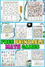 33 Free Printable Math Games for Home or Classroom