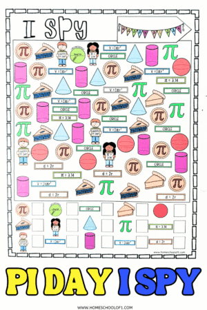Free Pi Day I Spy Printable | Fun Math Activity for Kids